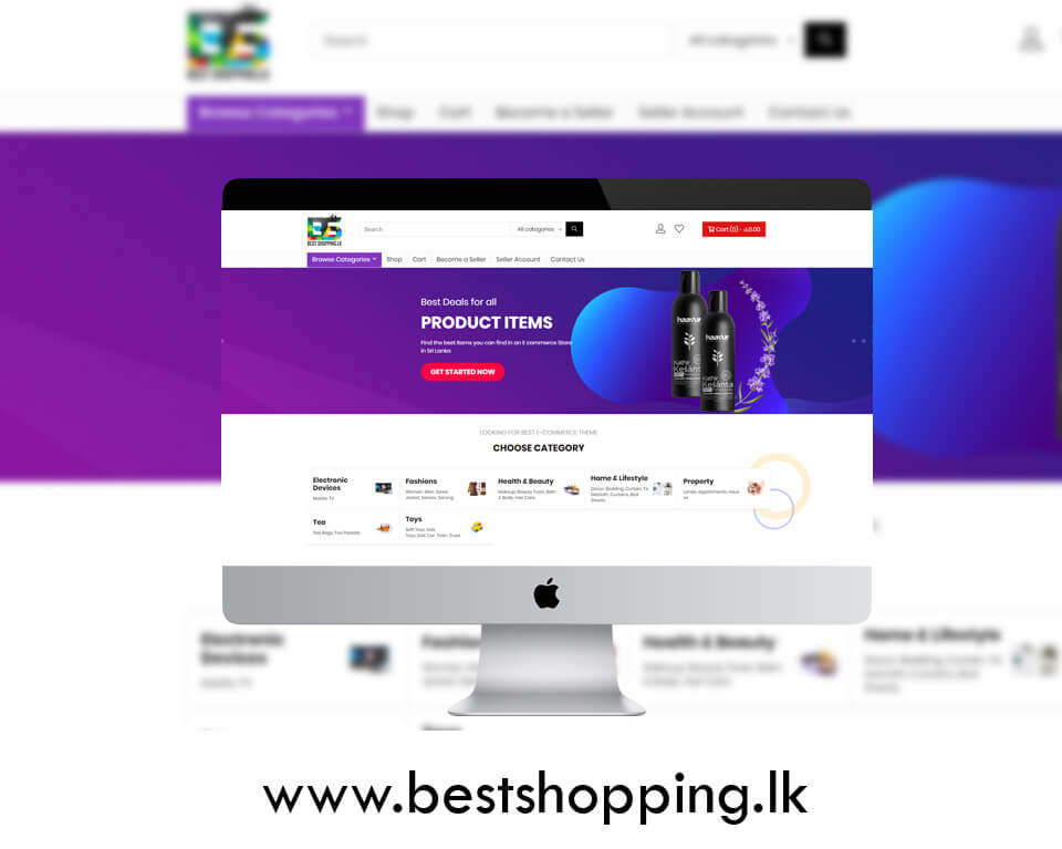 Best Shopping | Online Retail Shop | Web Design Portfolio Sri Lanka