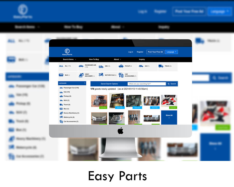 Easy Parts | Spare Parts | Web Design Portfolio Sri Lanka