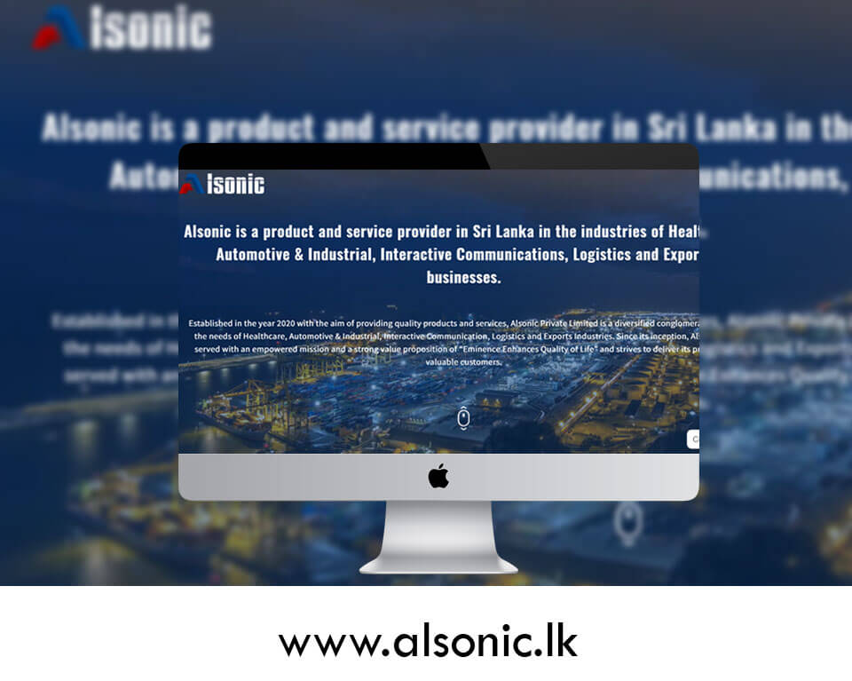 Alsonic | Product and Service Provider | Web Design Portfolio Sri Lanka